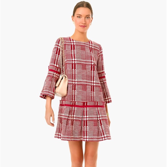 Tuckernuck | Dresses | Tuckernuck Cranberry Check Kennedy Dress S ...